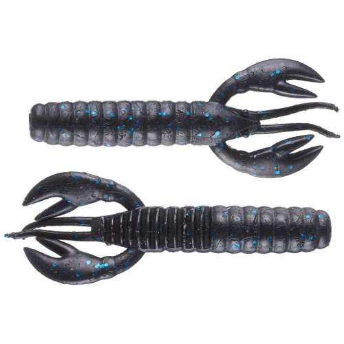 CRAW FLEX 3"-BLK/BLUE FLK