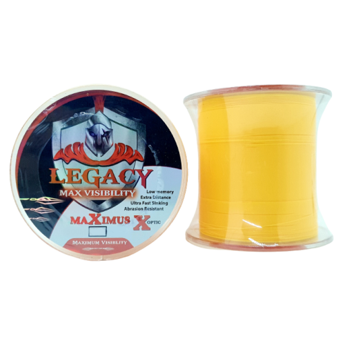 LEGACY MAX VIS 10LB YELLOW 0.25 600M