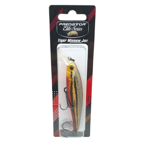 LURE TIGER MINNOW JNR 95MM-CRAZYCHROME